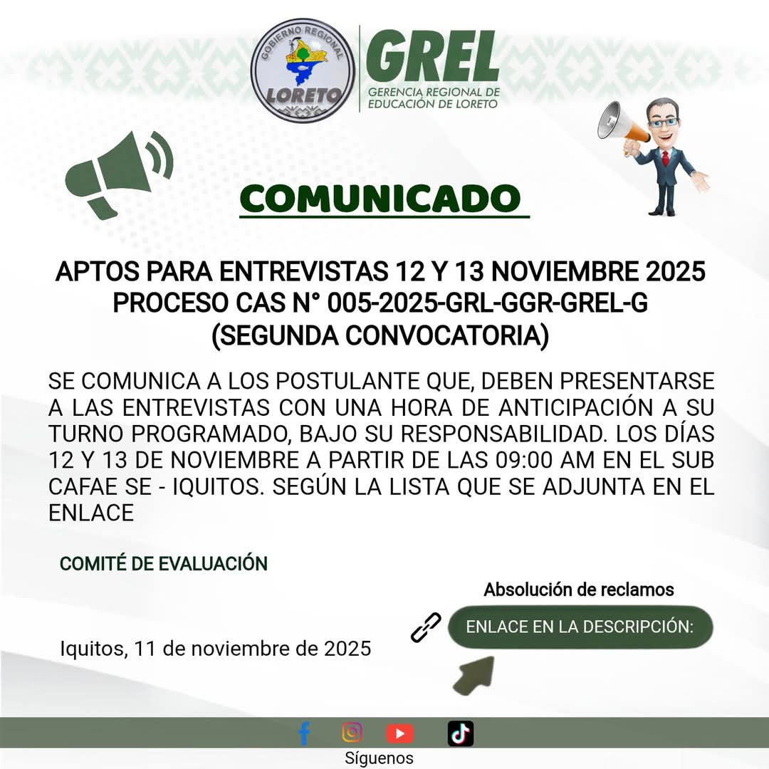 GREL - Gerencia Regional de Educación de Loreto